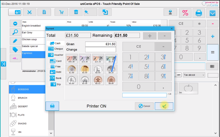 uniCenta: precios, funciones y opiniones