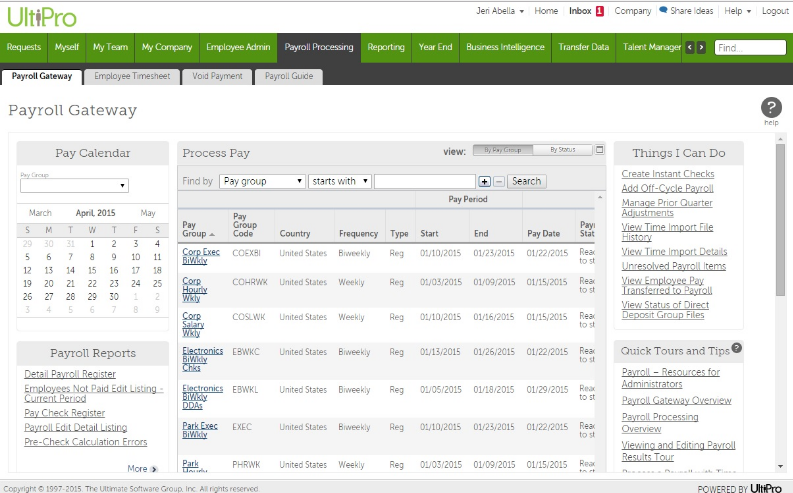 UltiPro RRHH: precios, funciones y opiniones