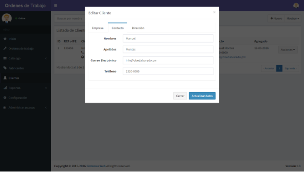 Sistema web : precios, funciones y opiniones